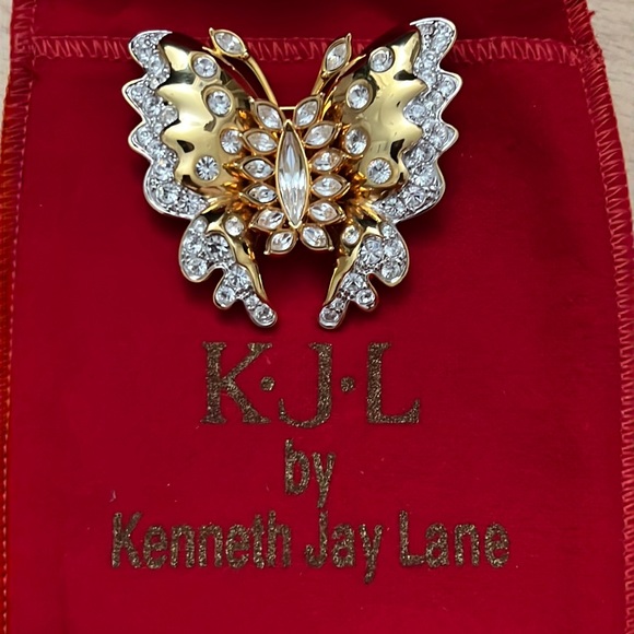 Kenneth Jay Lane | Jewelry | Vintage Kjl By Kenneth Jay Lane Butterfly ...